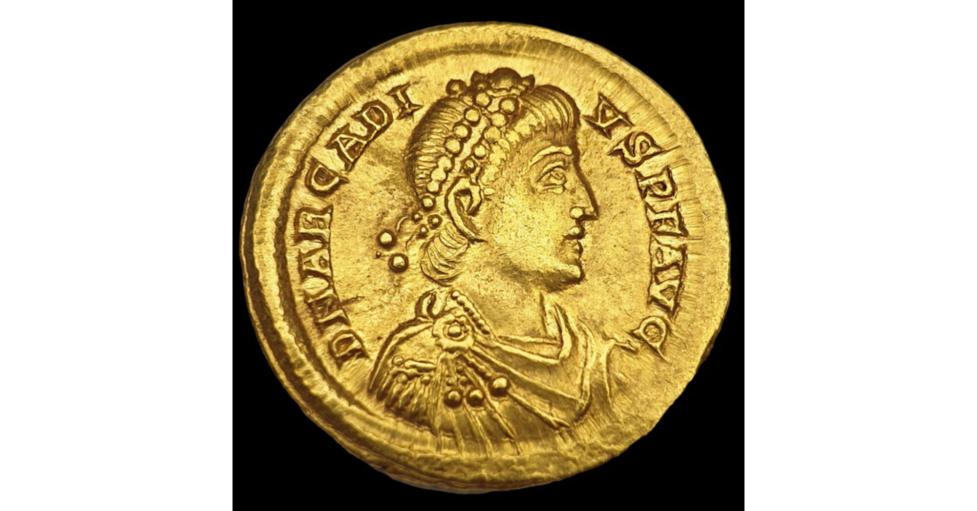 Arcadius bizánci császár arany solidus - Bizánc - Csók István ...