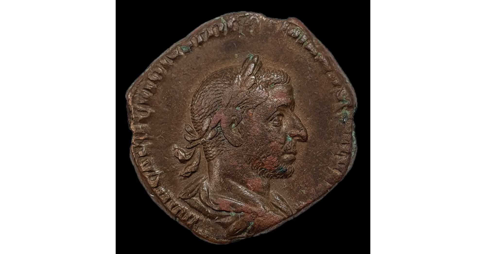 Trebonianus Gallus Roman emperor bronze sestertius