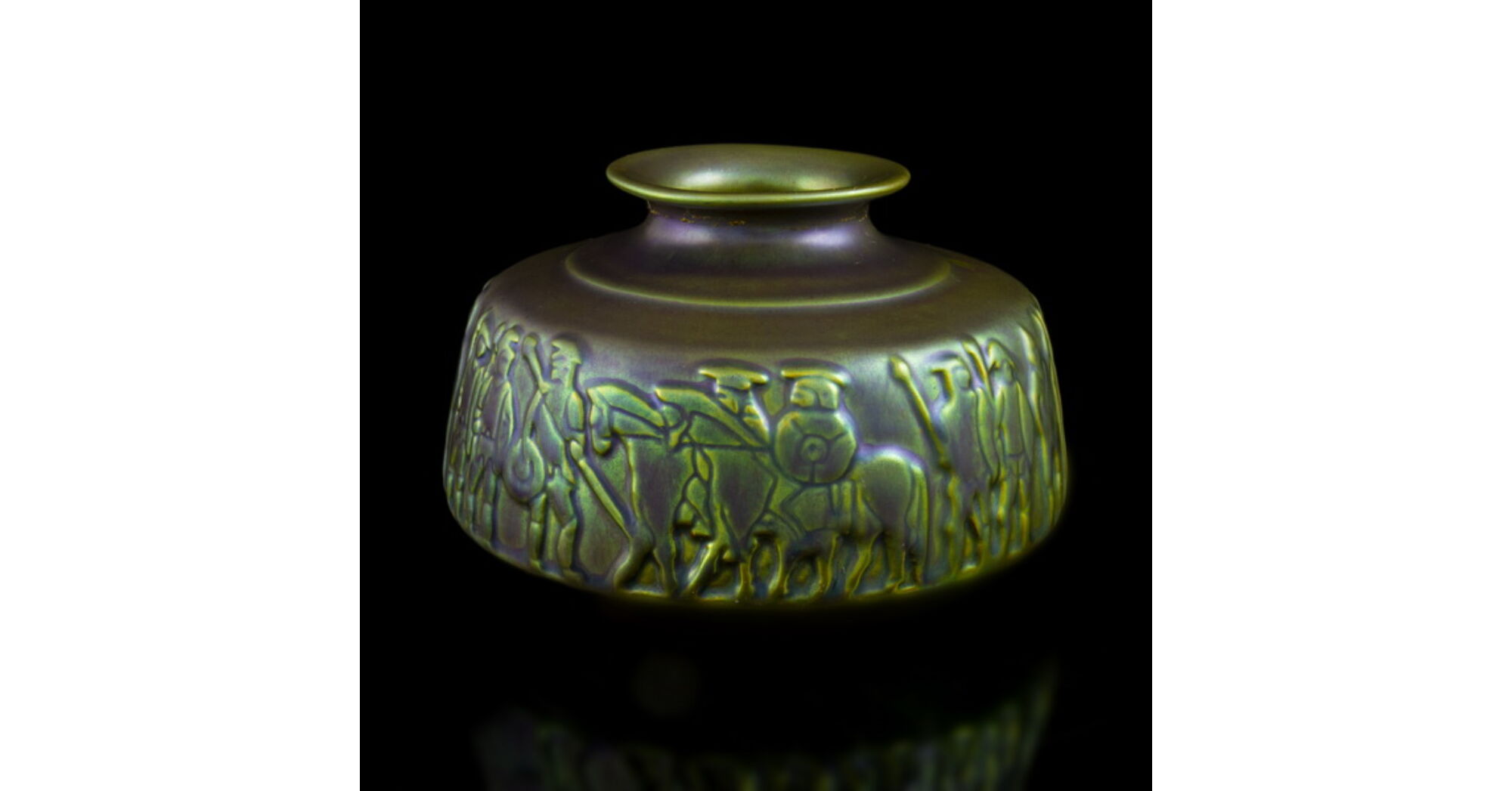 Zsolnay eozinos kisváza - Zsolnay porcelán - Csók István Antikvitás webshop